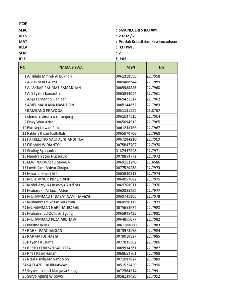 NIL_SAS_20232_600070100_ XI TPM 3 | PDF