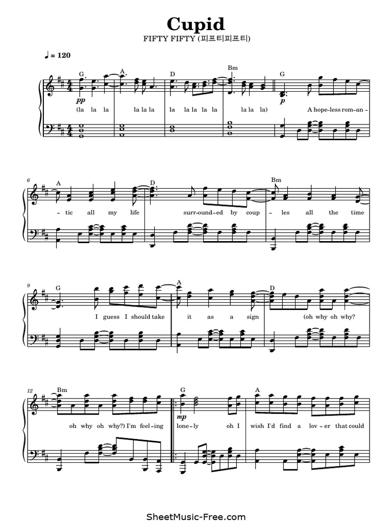Fifty Fifty's Cupid Lyrics Analysis | PDF