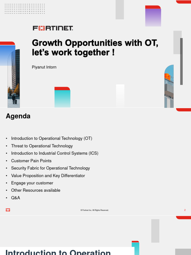 Fortinet OT Overview | PDF | Computer Security | Security