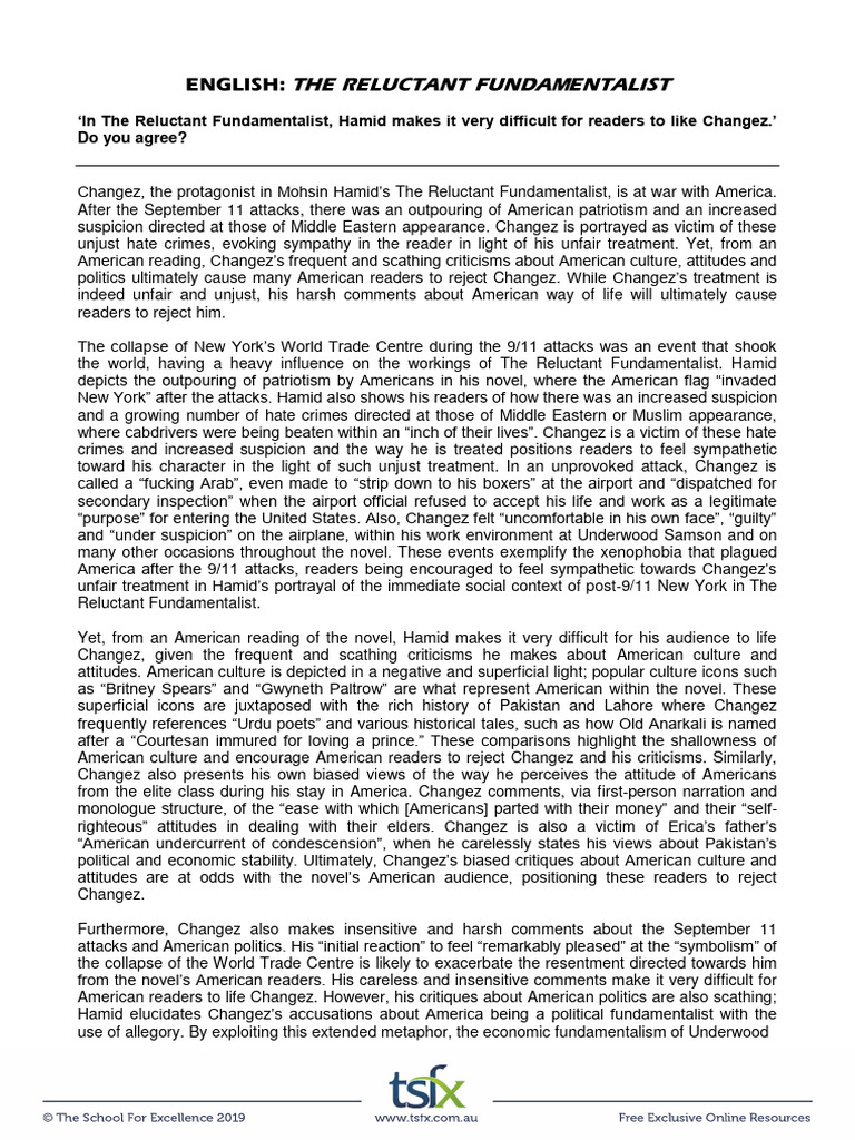 In The Reluctant Fundamentalist, Hamid Makes It Very Difficult For ...