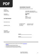 Premium Texas Driver License Template | PDF