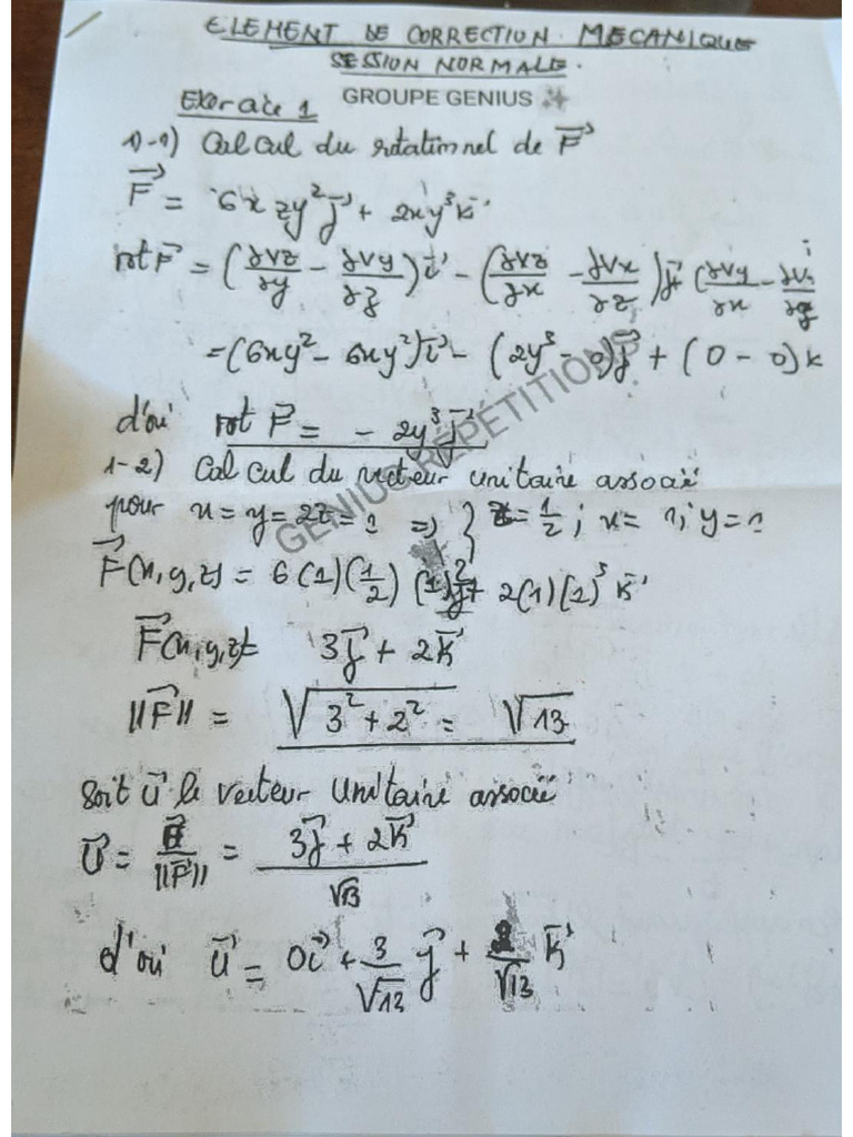 Correction Mécanique SN | PDF