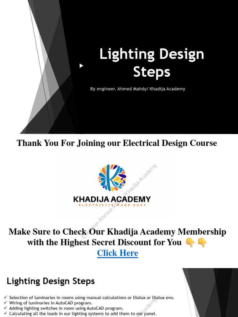 Lighting Design Steps | PDF | Incandescent Light Bulb | Fluorescent Lamp