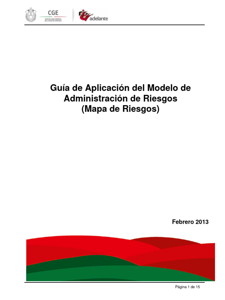 GModelo de Admon de Riesgos | PDF | Riesgo | Evaluación