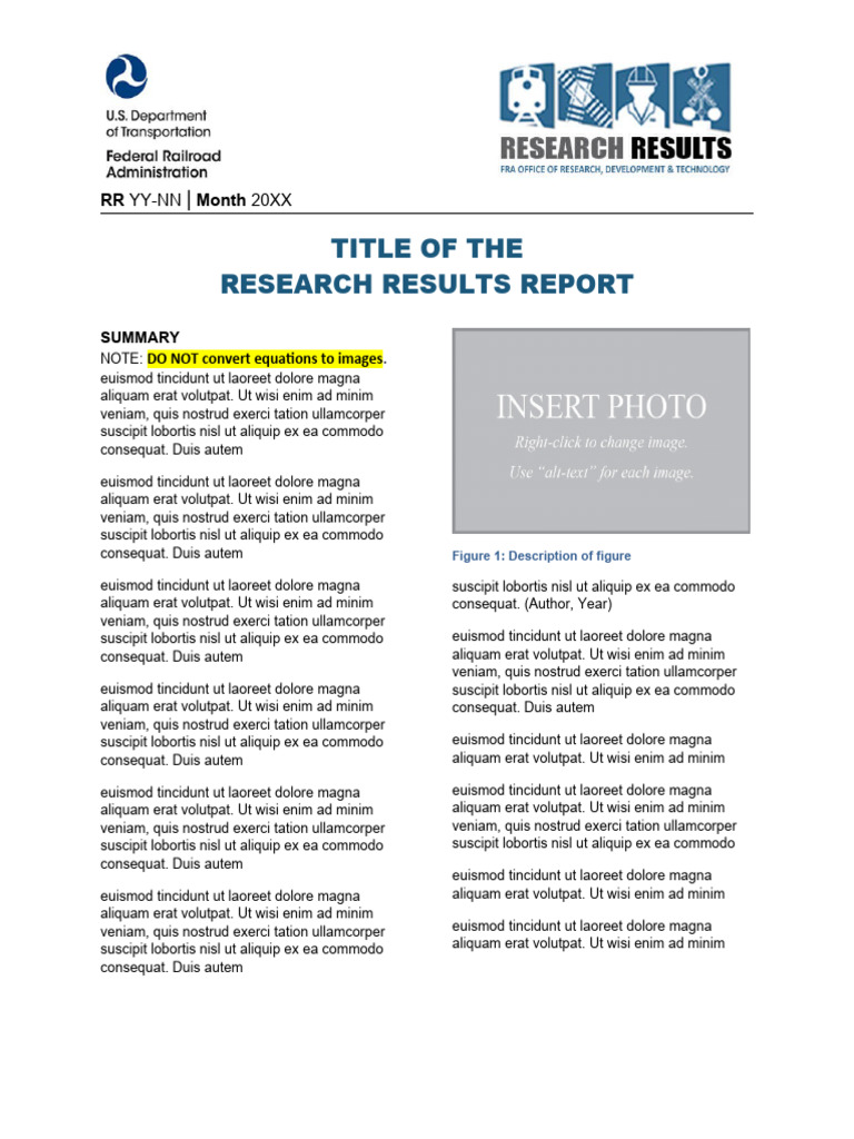 RR Template 2023 | PDF