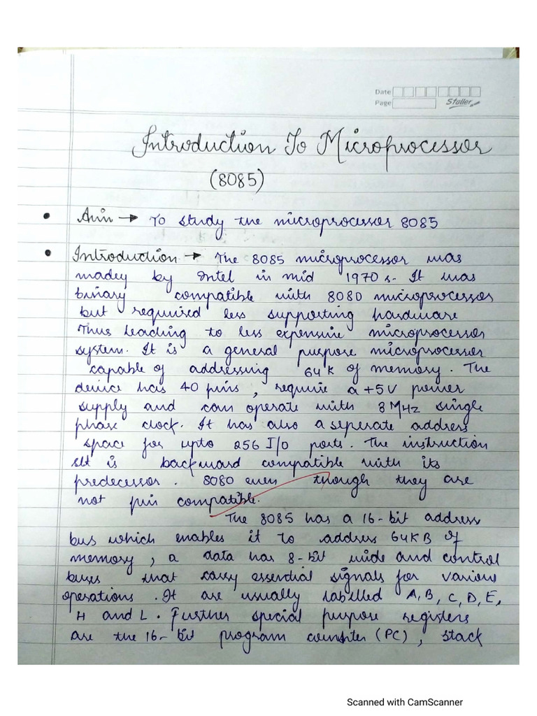 MICROPROCESSOR File | PDF