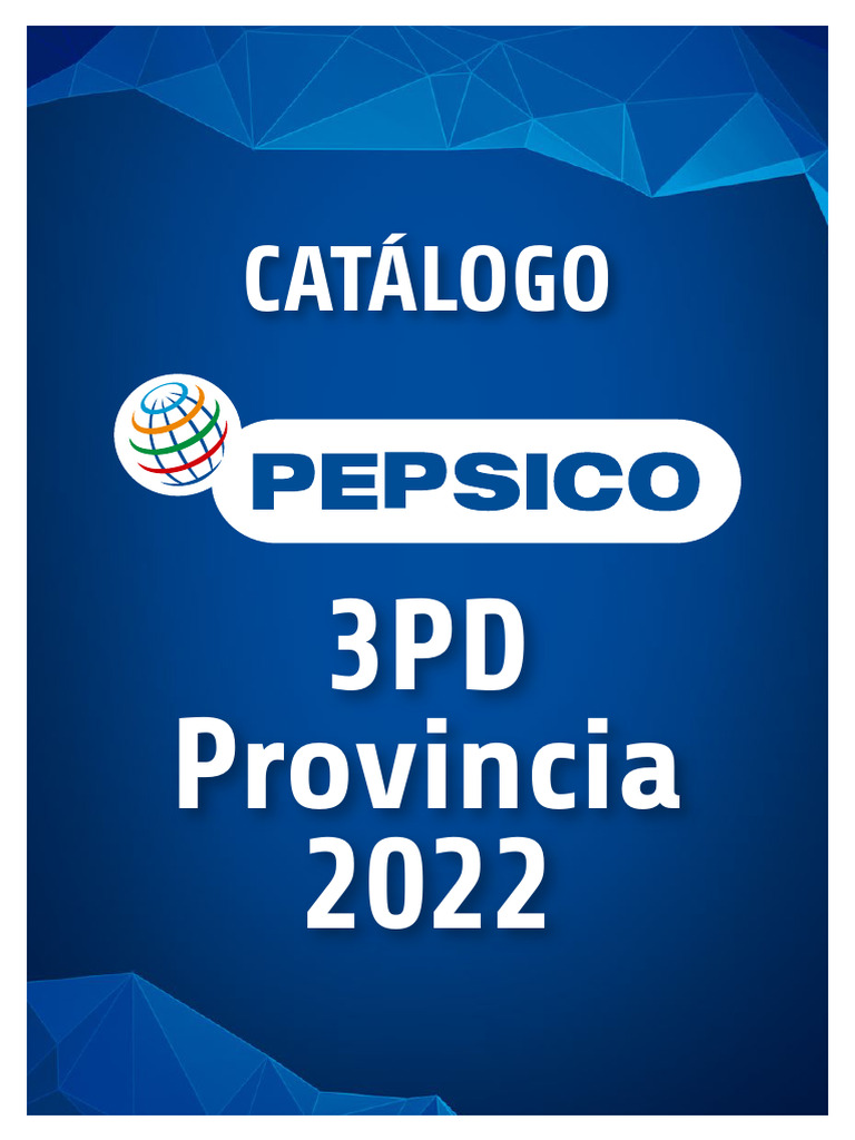 Catalogo - 2022 - PepsiCo 3PD Provincia PVP | PDF