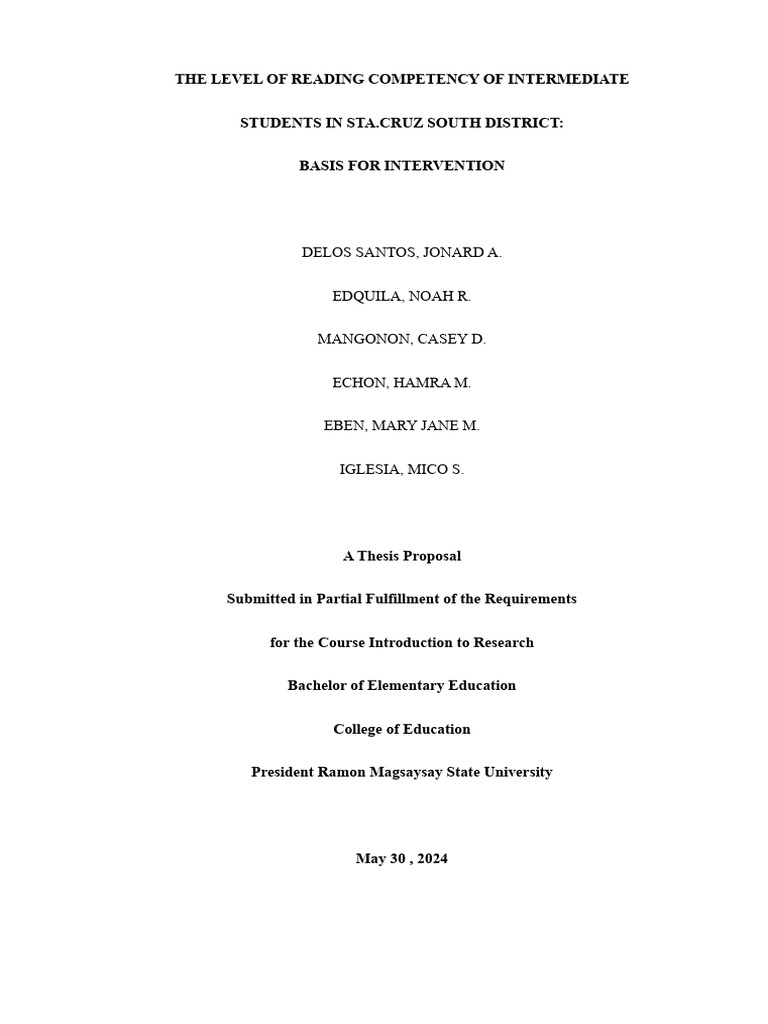 Research 1 5 | PDF | Reading Comprehension | Methodology