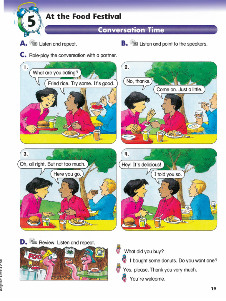 English Time 4 SB Unit 5-6 | PDF