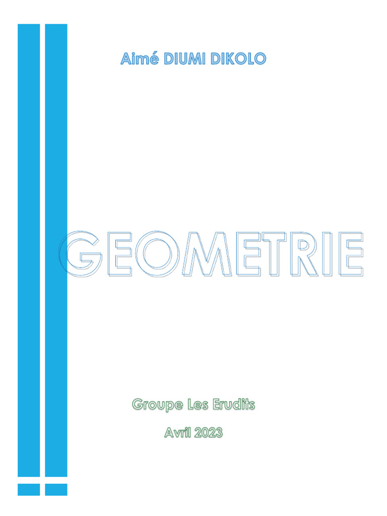 Espaces Affines et Applications Affines | PDF | Espace euclidien ...