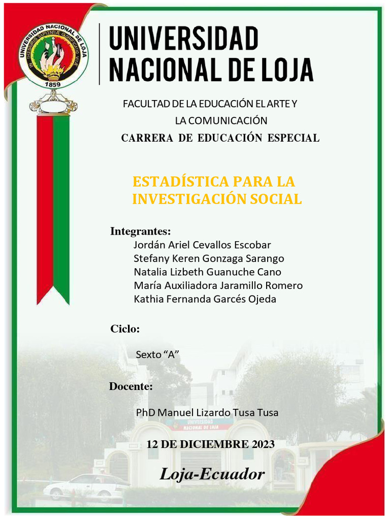 Deber Grupal Estadistica | PDF | Modificación de comportamiento | Sicología