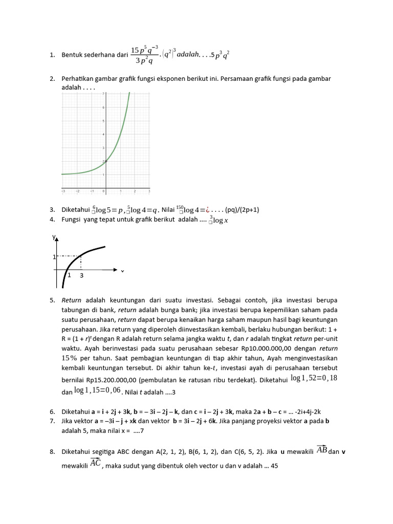 Latihan Psaj 2024 Smande | PDF