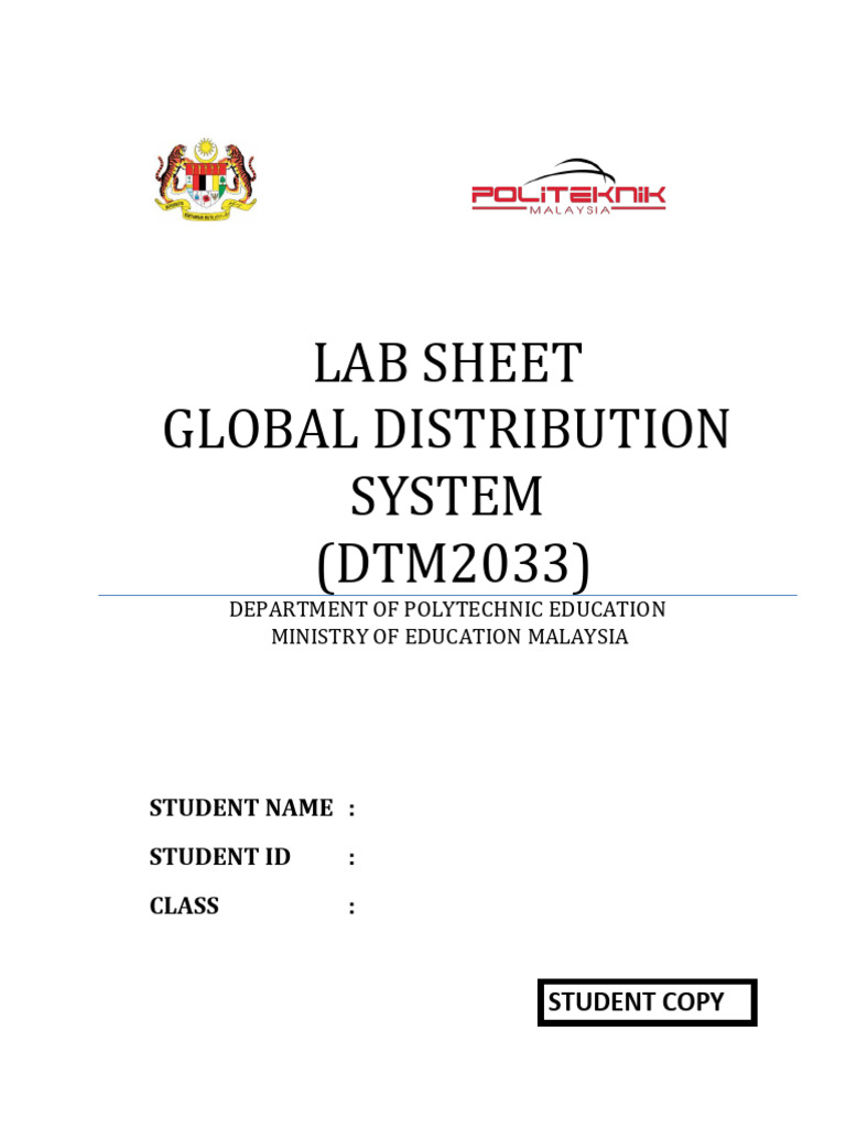 Labsheet DTM2033 - Student - Latest | PDF | Password | Icon (Computing)