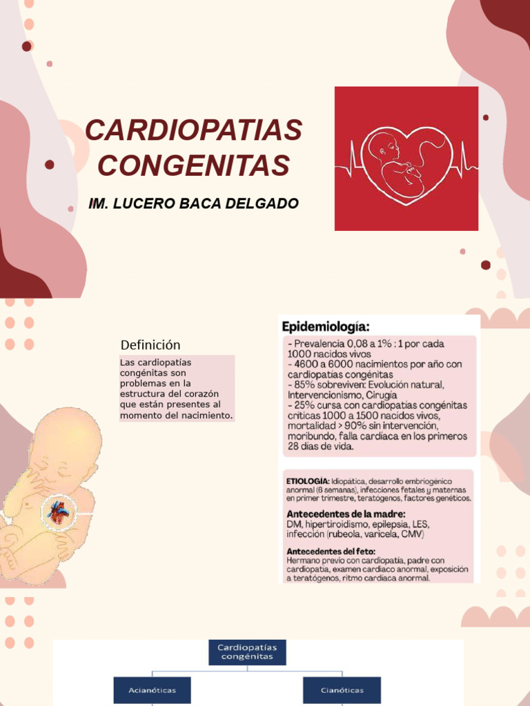 Cardiopatias Congenitas LBD | PDF | Defecto cardiaco congenito | Causas ...