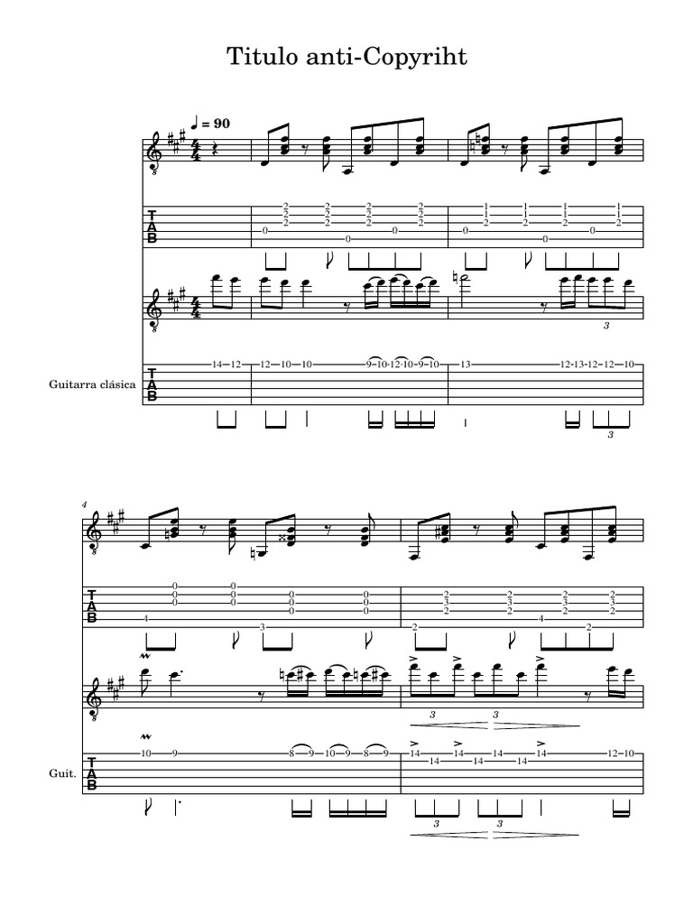 Algo Contigo: Piano & Guitar Tabs | PDF