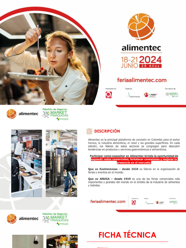 Alimentec 2024 | PDF | Franquiciamiento | Industrias de servicio