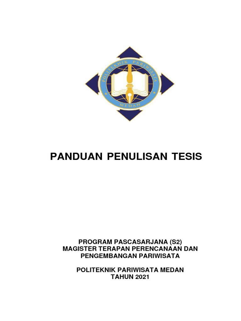 Panduan Tesis S2 Pariwisata Medan | PDF