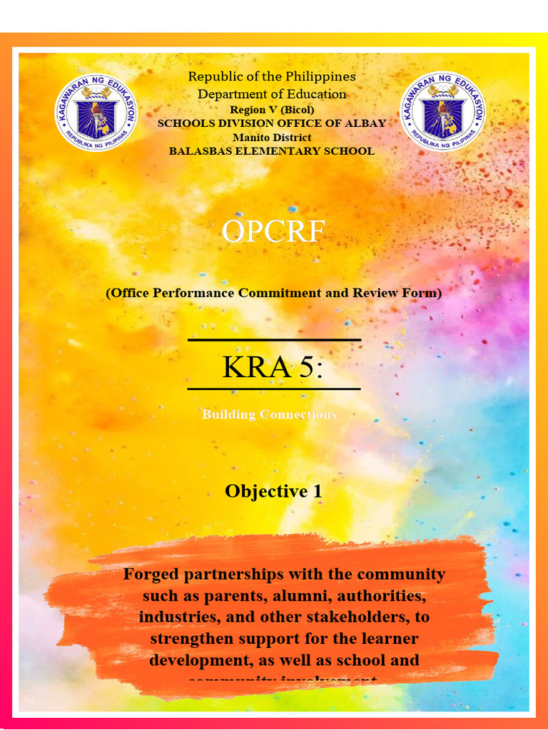 Kra 5 Opcrf | PDF | Learning