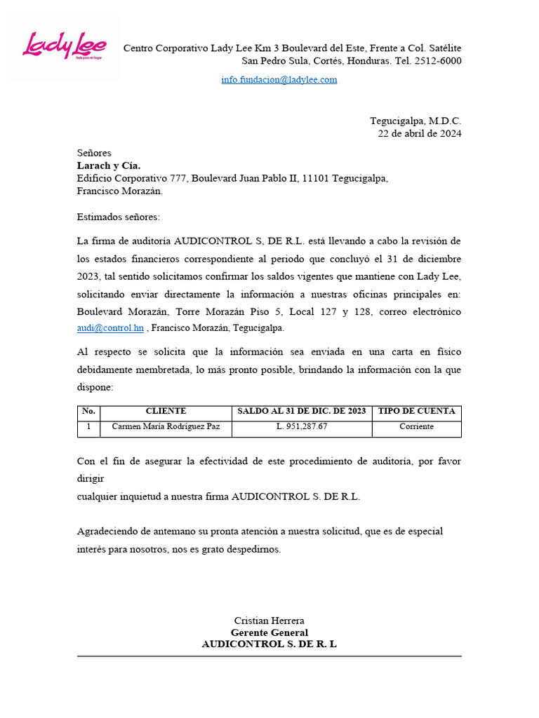Cartas de Solicitud de Clientes | PDF