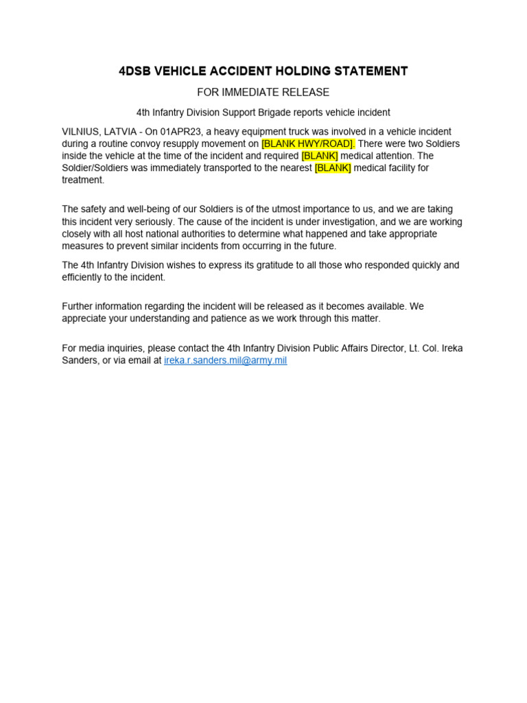 Holding Statement 4DSB 01apr23 | PDF | Social Science