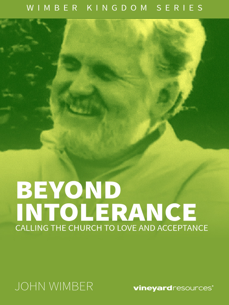 Wimber Beyond Intolerance Final | PDF | Paul The Apostle | Jesus