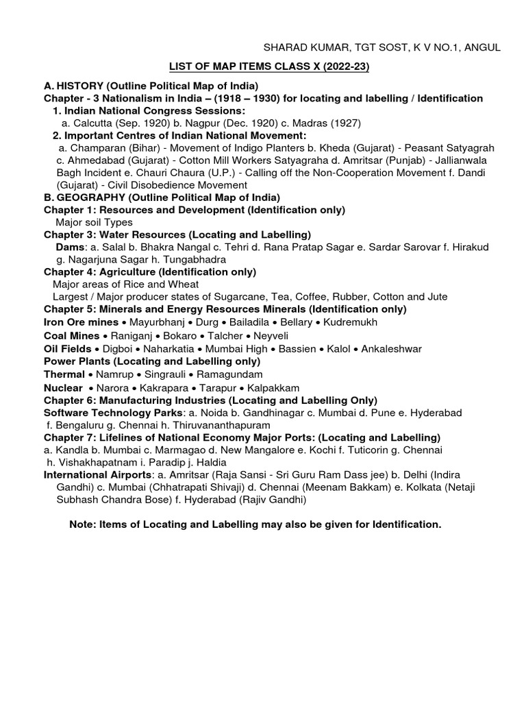 Second Revised Map Study | PDF | Indian Independence Movement | Indian ... Second Revised Map Study | PDF | Indian Independence Movement | Indian ...