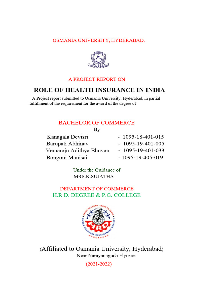 Abh Project | PDF | Insurance | Public Services