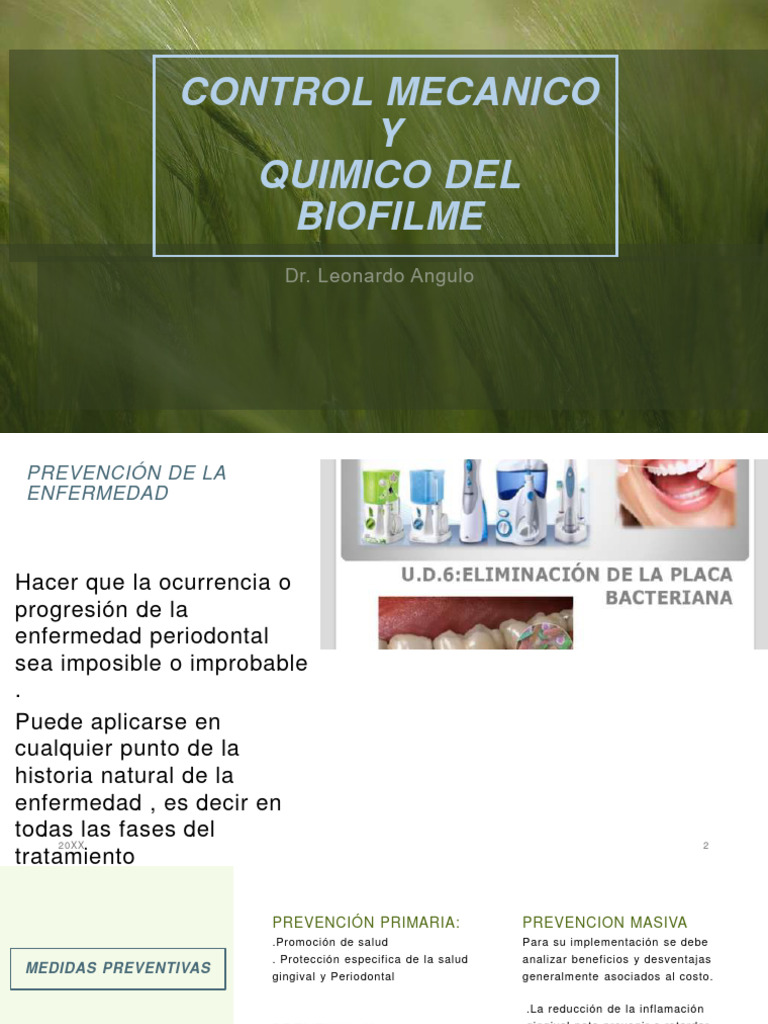 CONTROL MECANICO (Autoguardado) | PDF | Diente | Ramas de Odontología
