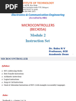 BEC405A | PDF | Microcontroller | Binary Coded Decimal
