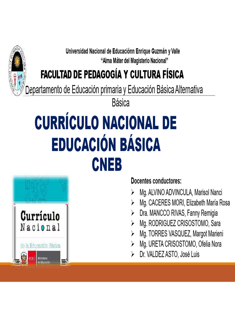 Curriculo Nacional Cneb | PDF | Educación primaria | Aprendizaje