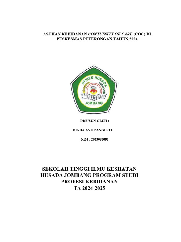 Askeb Coc Dinda | PDF | Kesehatan Holistik | Sains & Matematika