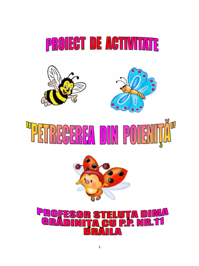 Proiect Insecte | PDF