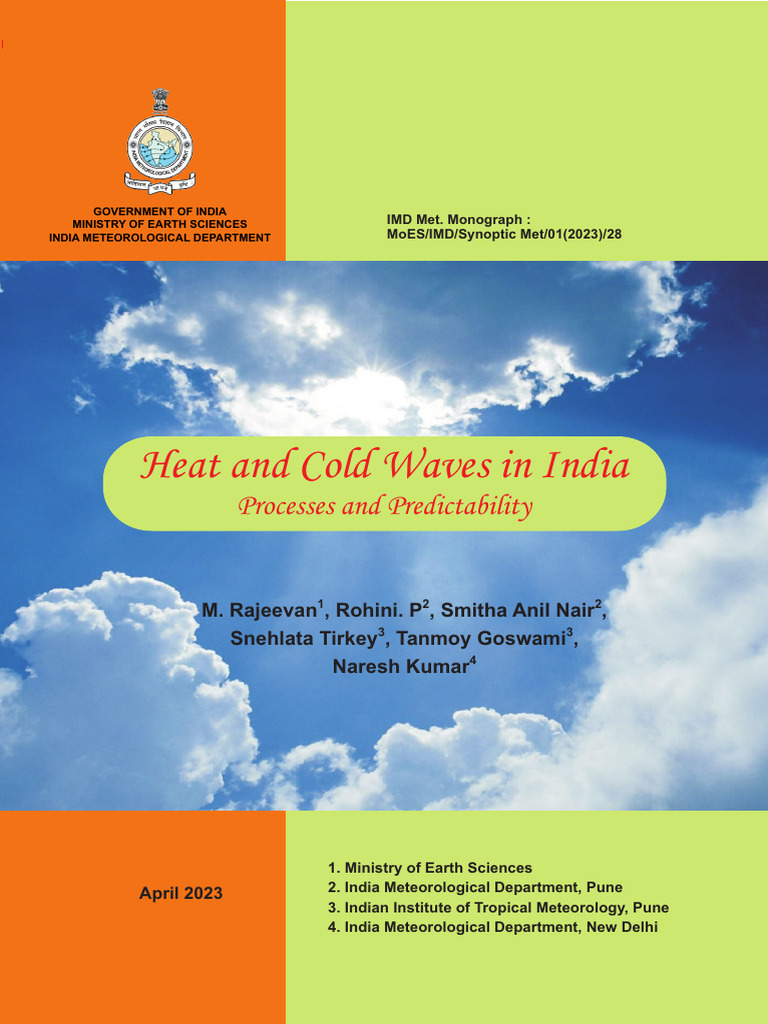 Met Monograph Cold Heat Waves | PDF | Heat Wave | Humidity