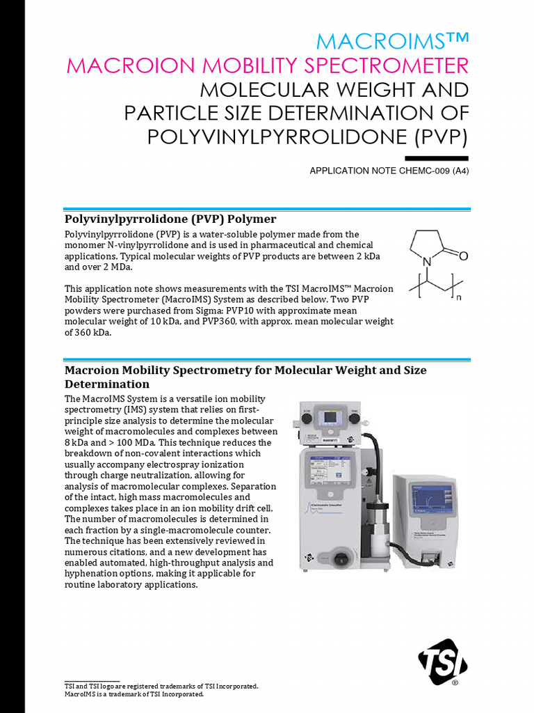PVP mw 분자크기CHEMC-009-MacroIMS - Polyvinylpyrrolidone - PVP - A4-web ...
