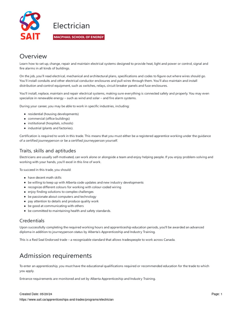 Electrician | PDF | Electrician | General Educational Development