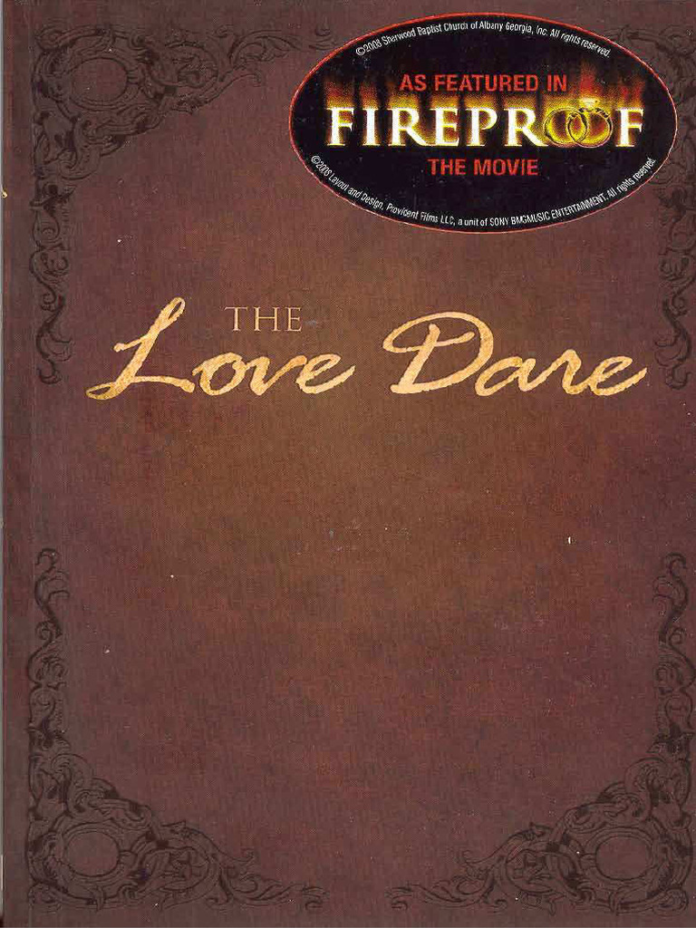 Fireproof The Love Dare PDF | PDF