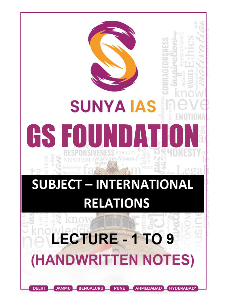 Sunya IAS Handwritten Notes PDF | PDF | Image Scanner | Sources
