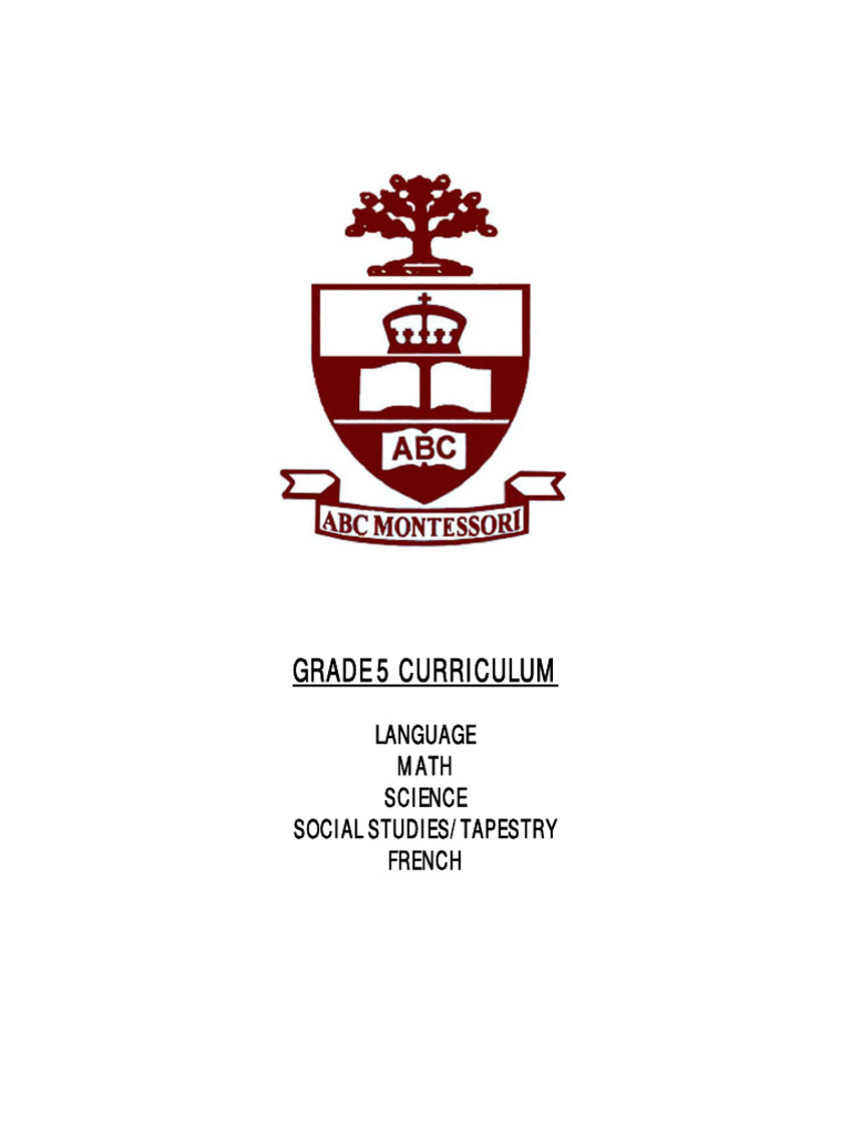 Full Grade 5 Curriculum | Download Free PDF | Verb | Noun