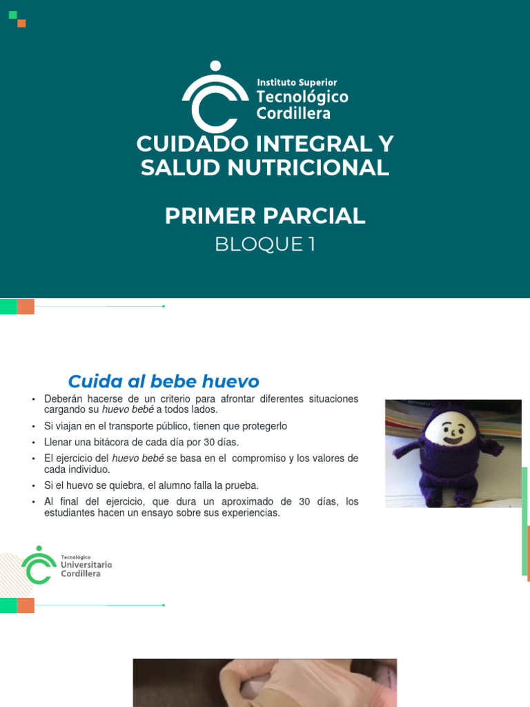 Bloque Uno Cui Int y Sal Nutricio-Comprimido | PDF | El embarazo | Gonadotropina coriónica humana