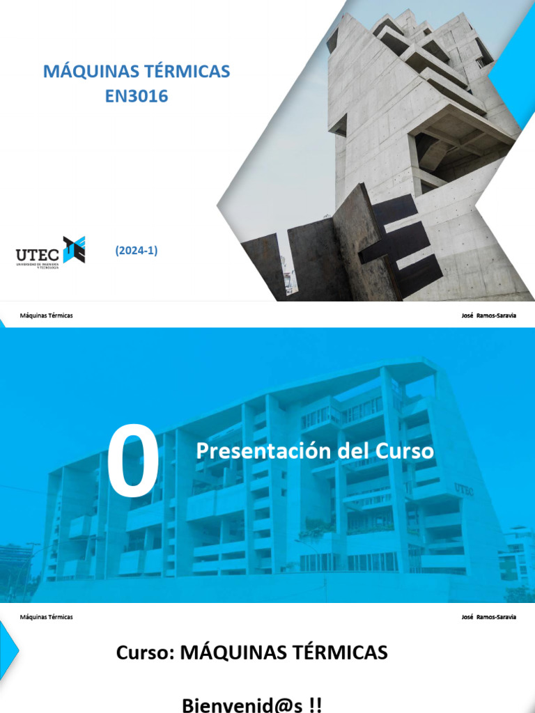 Cap 00 Presentacion Curso | PDF | Máquina de vapor | Vapor