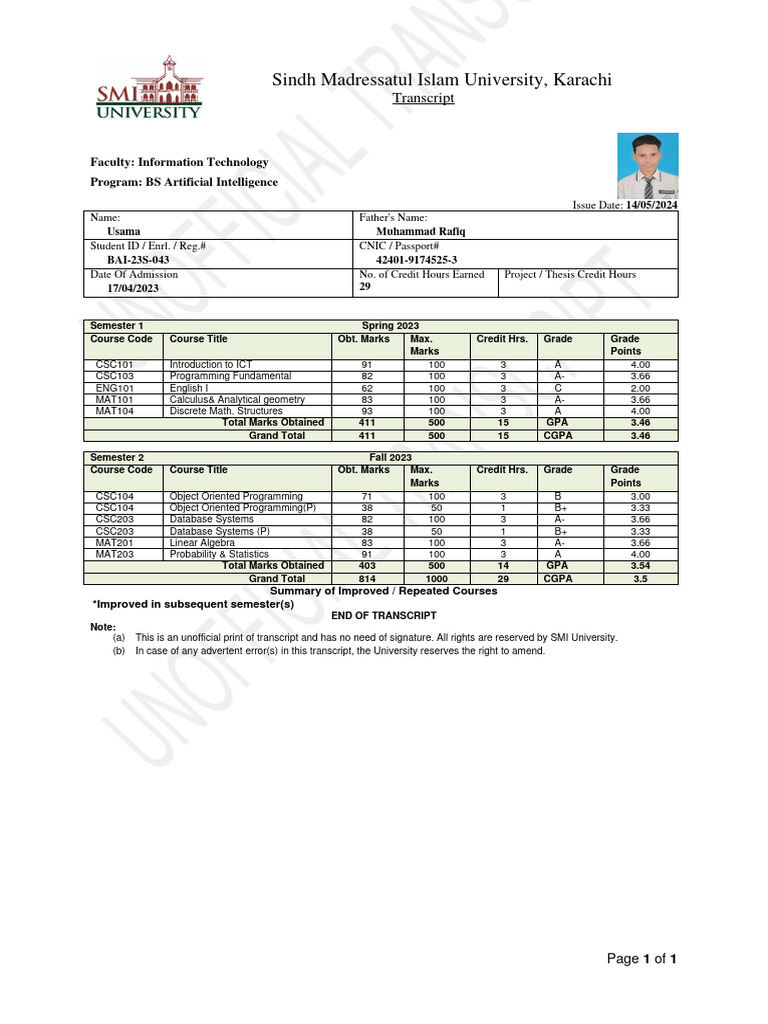 Smiu STD TR2 | PDF | Mathematics