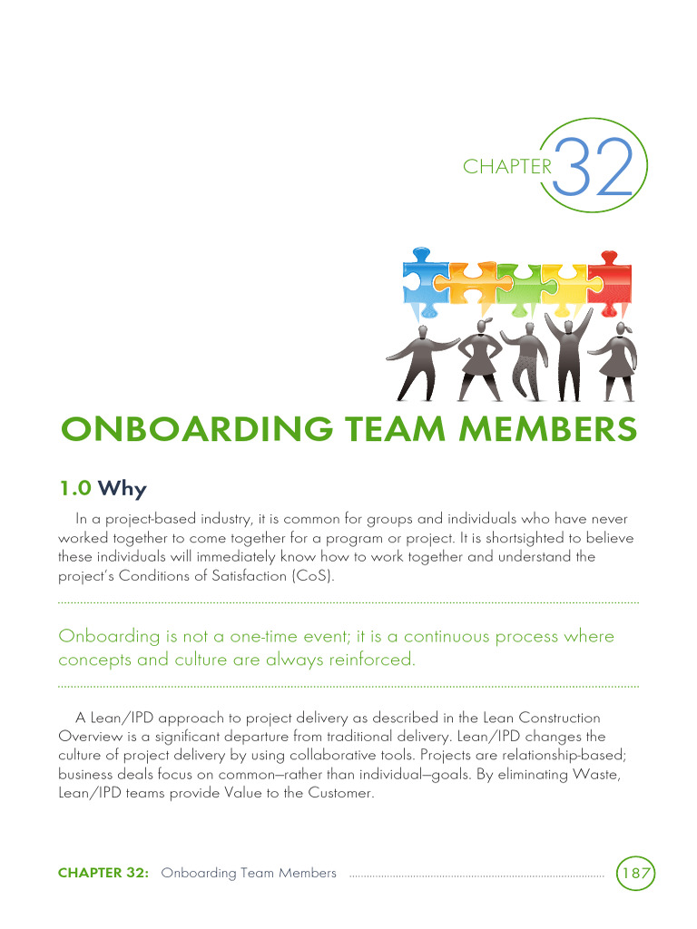 TDC CH32 Onboarding Team Members | PDF | Learning | Psychology