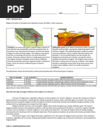 Magma Viscosity Comparison Worksheet | PDF | Magma | Volcano