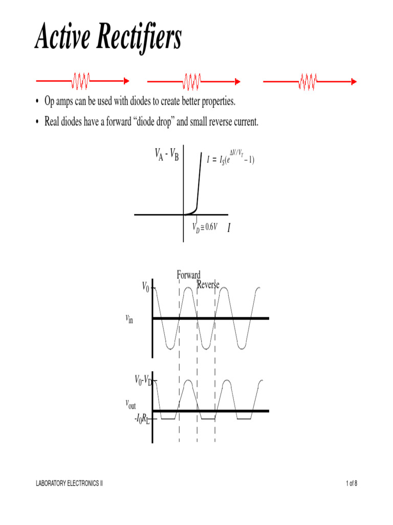 Active Rectifiers | Download Free PDF | Rectifier | Amplifier