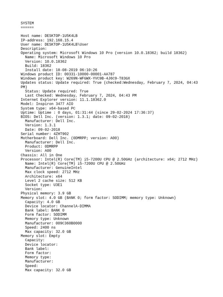 Config | PDF | Hard Disk Drive | File System