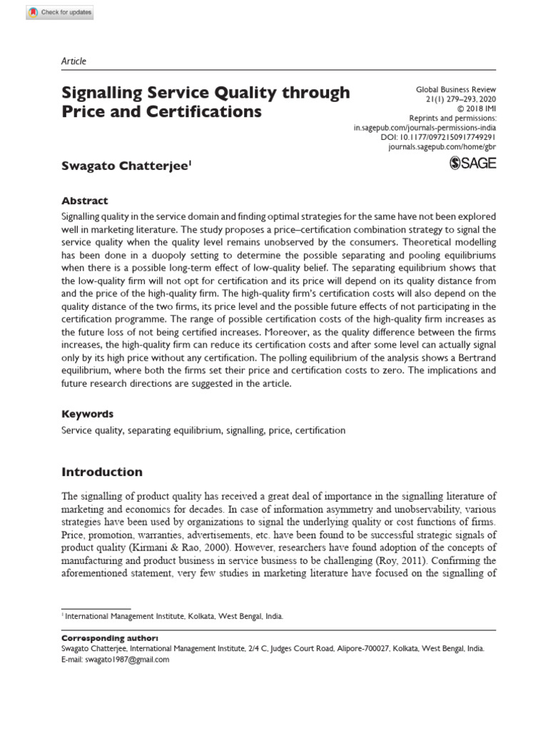 SQ03 2018 - Price-Certification | PDF | Economic Equilibrium | Profit ...