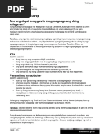 Financial Assistance Application Tagalog | PDF