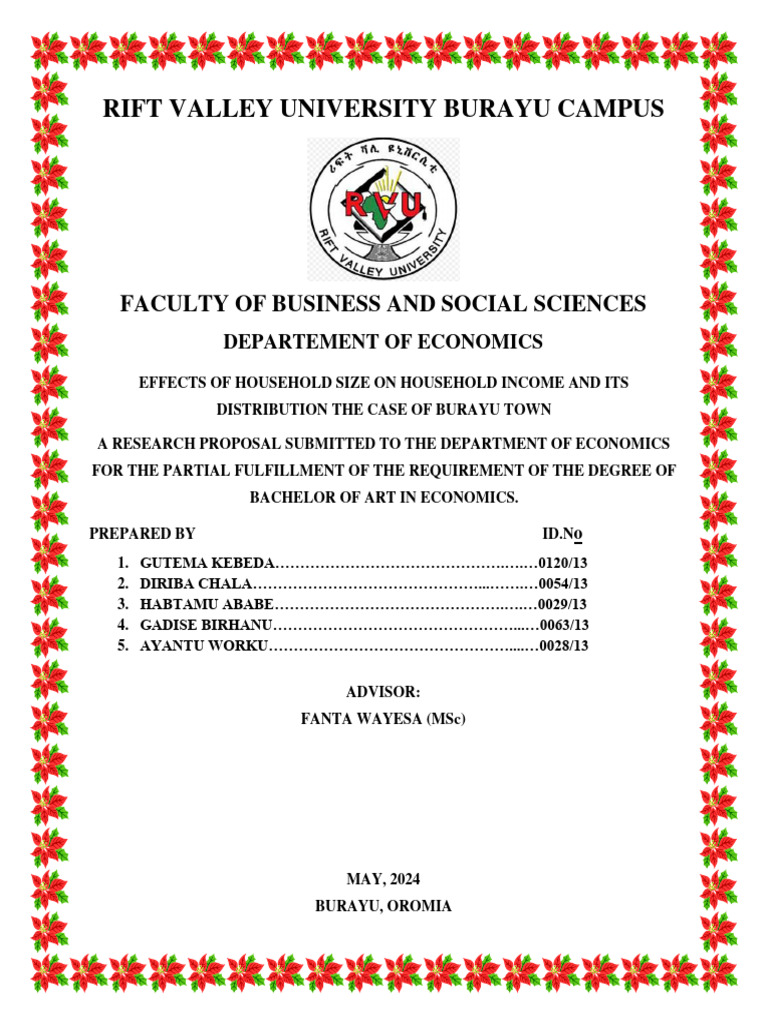 1st Draft Research For Gutema's Members | PDF | Economic Inequality ...