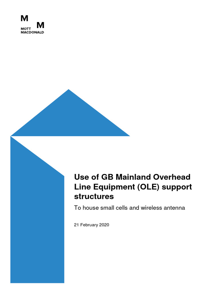 Use of Gb Mainland Overhead Line Equipment Ole Support Structures ...
