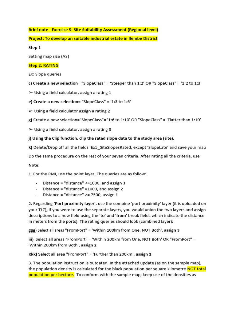 Ex5 Summary Note 2024 | PDF